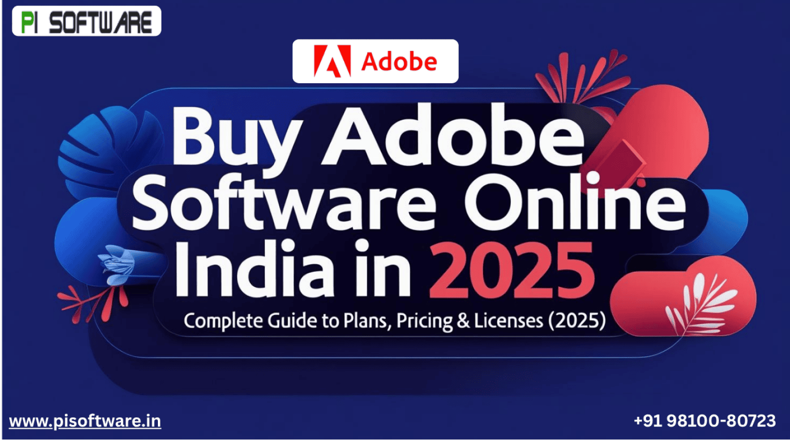 Adobe Software India: Plans & Pricing 2025